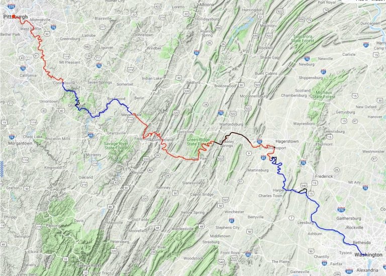 Bikepacking GAP Trail & C&O Canal Trail