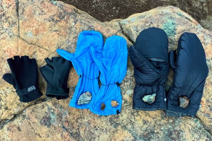 Ultralight Backpacking Glove System For Cold Weather